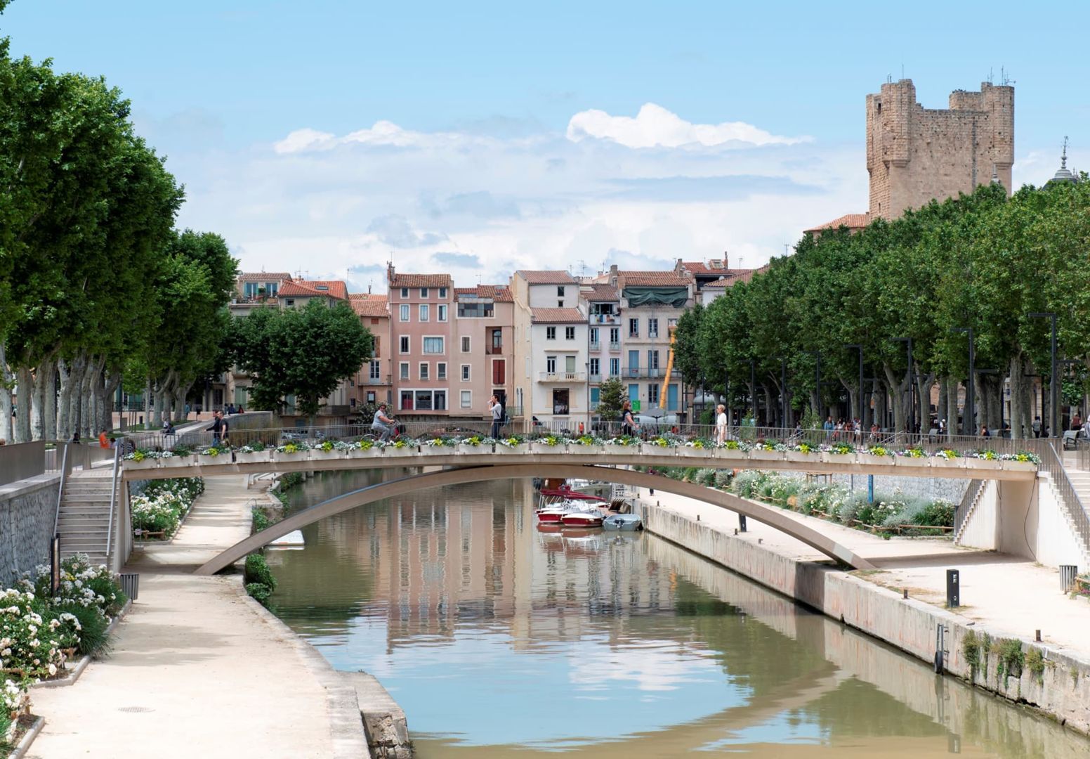 Le canal de la Robine de Narbonne - Canal du Midi
