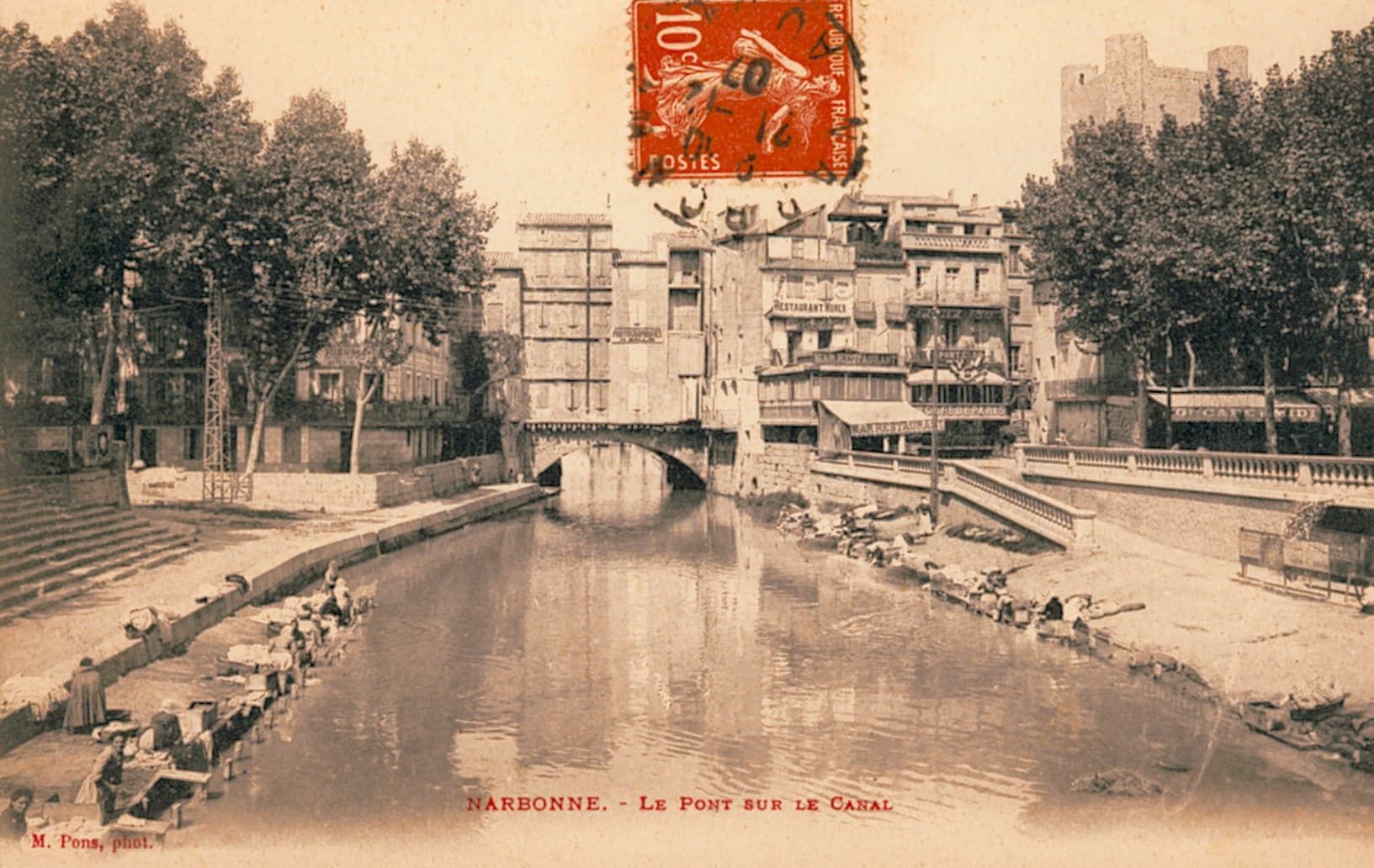 Le canal de la Robine de Narbonne - Canal du Midi
