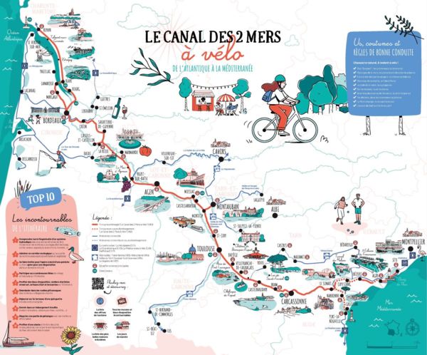Mapas y folletos - Canal du Midi