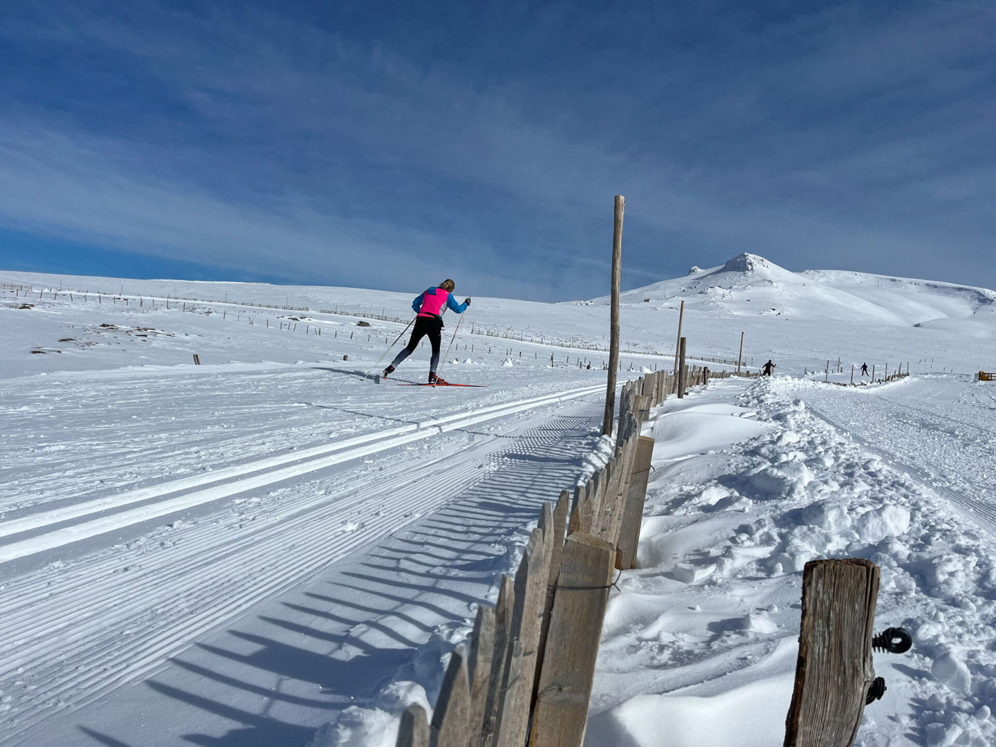 Cross country skiing in Auvergne, cross country skiing in the central ...